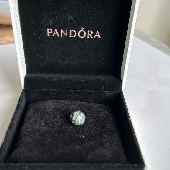 Pandora | Jewelry | Pandora Sterling Silver And Enamel Light Blue ...